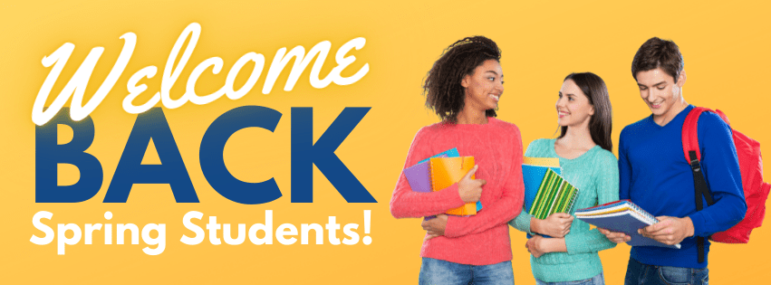 Welcome Back - sign - Frank Phillips College