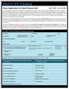 TASFA 2022-23-English - Frank Phillips College